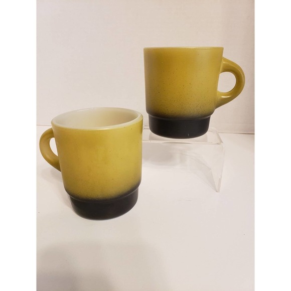 Anchor Hocking | Kitchen | Vintage Fire King Coffee Tea Cup Mug Avocado ...